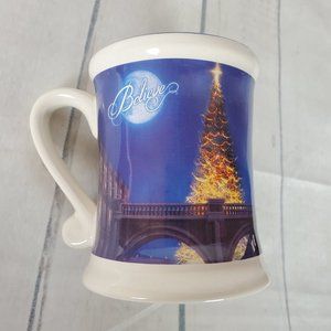 Warner Bros. | Dining | The Polar Express All Aboard Holiday Mug Blue ...